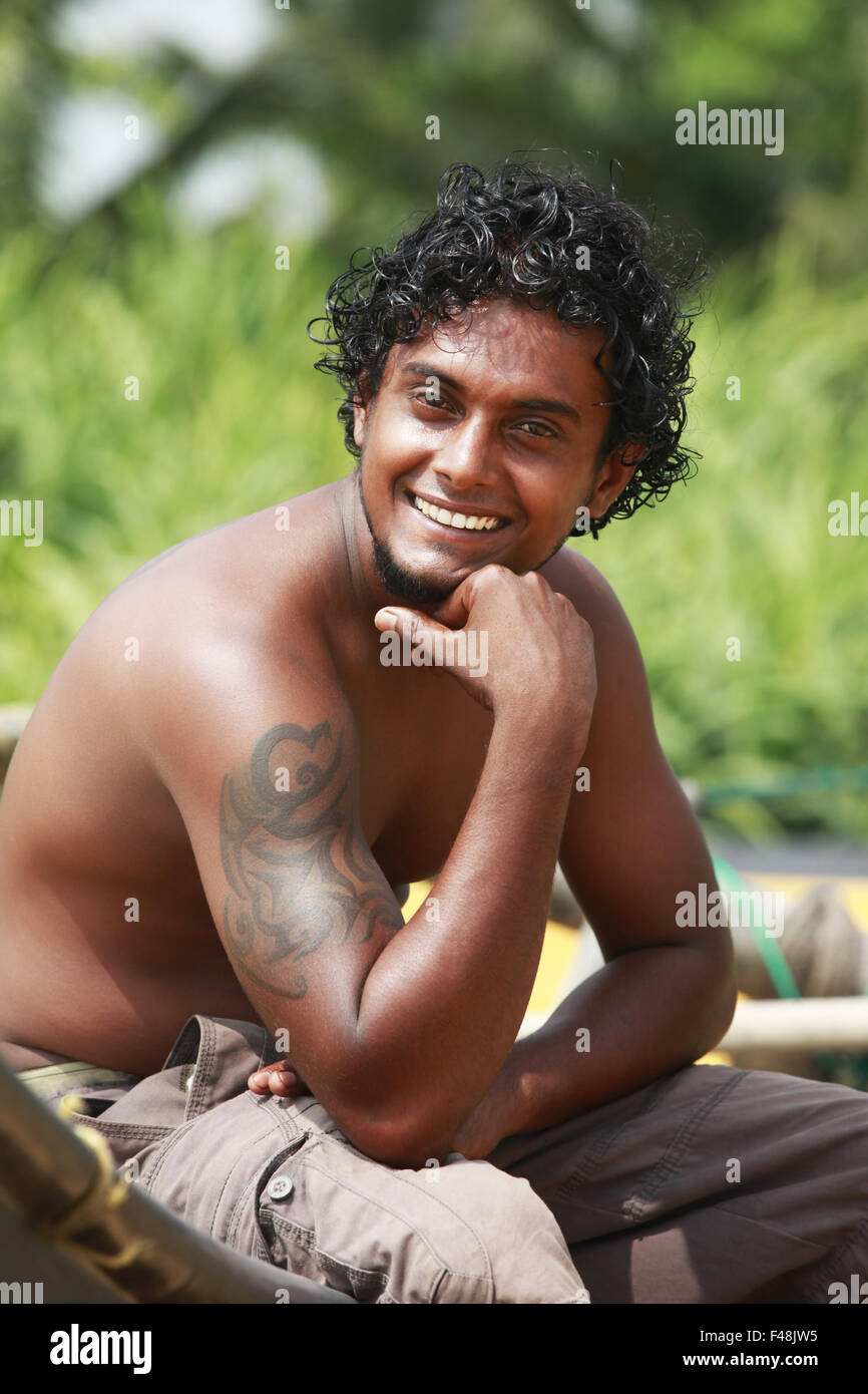 Sri Lanka the man Stock Photo - Alamy