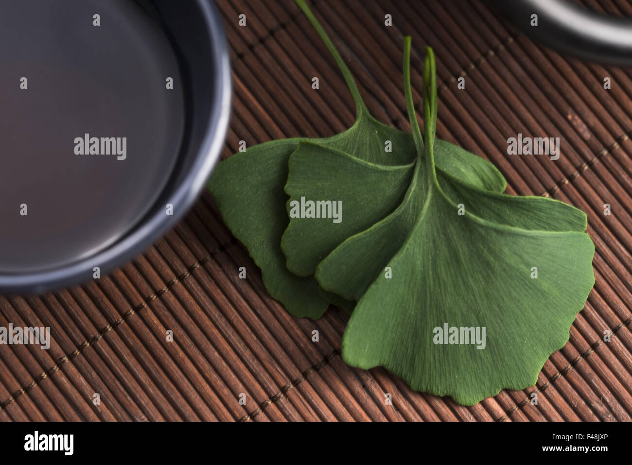 Ginkgo herbal tea hi-res stock photography and images - Alamy