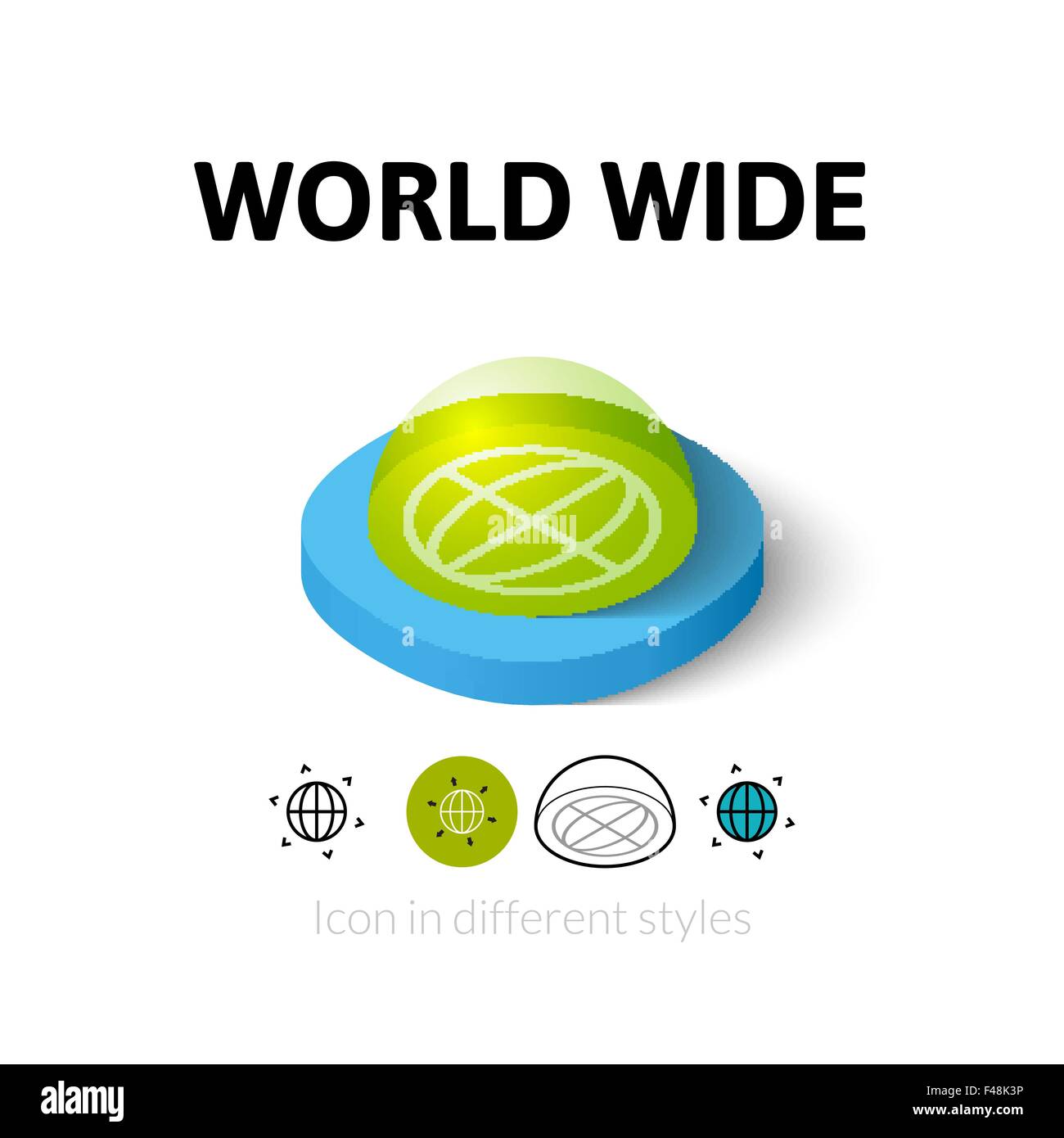 World wide web 3d Stock Vector Images - Alamy