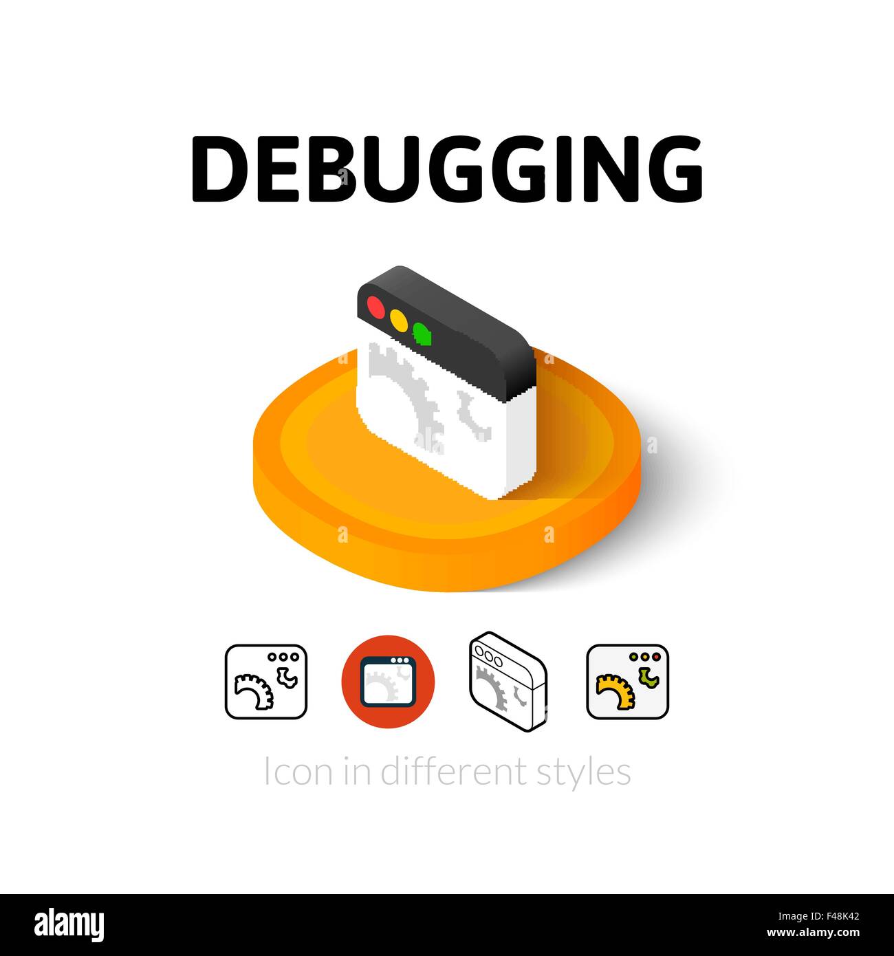 Debugging icon hi-res stock photography and images - Alamy