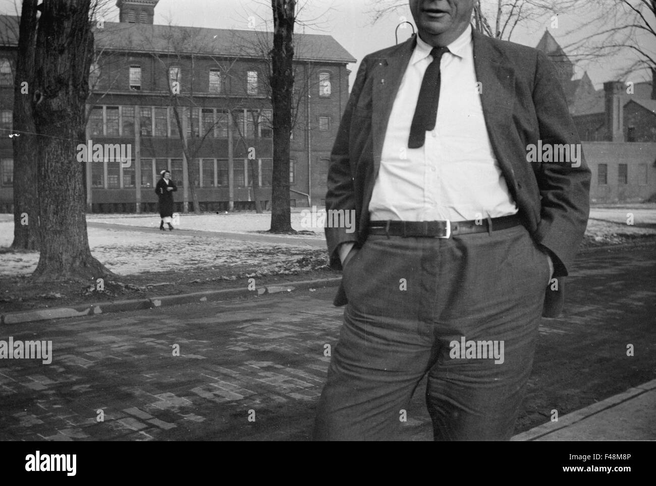 Nurse at the State Hospital in Springfield, Ohio during 1931. Insane ...