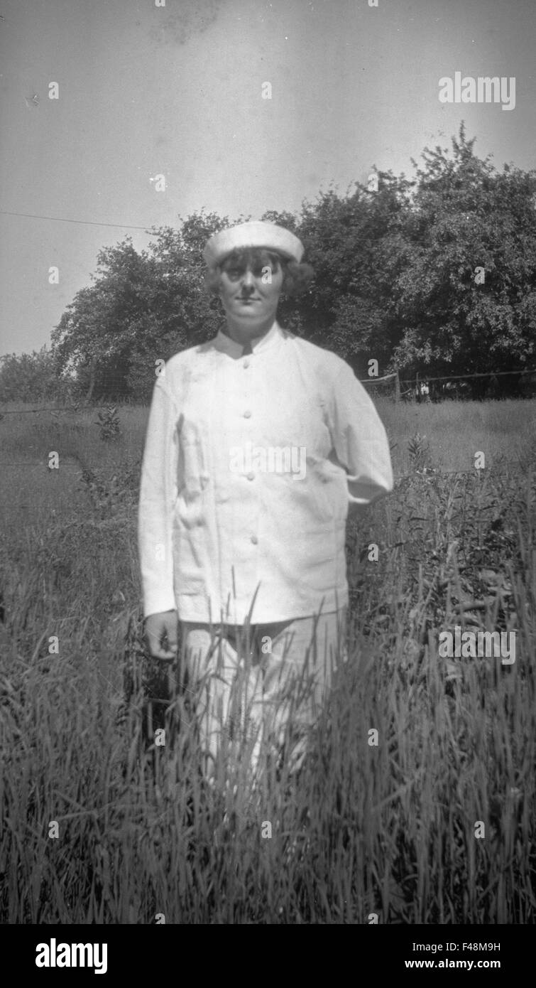 Nurse at the State Hospital in Springfield, Ohio during 1931. Insane ...