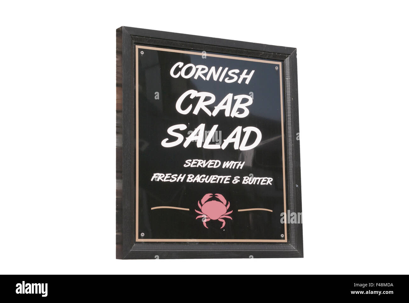 Cornish crab sign hi-res stock photography and images - Alamy