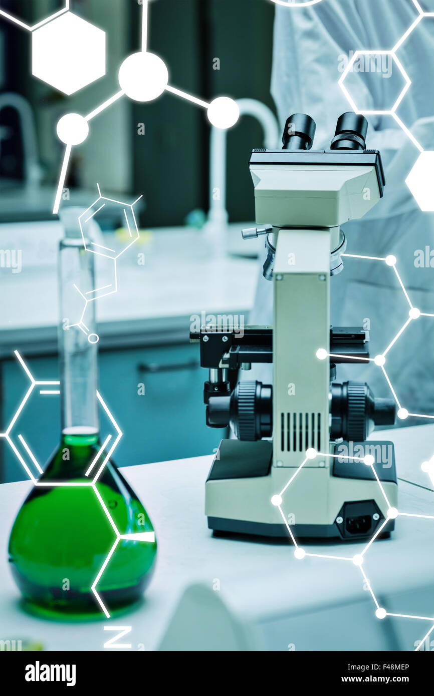 Composite image of science graphic Stock Photo - Alamy