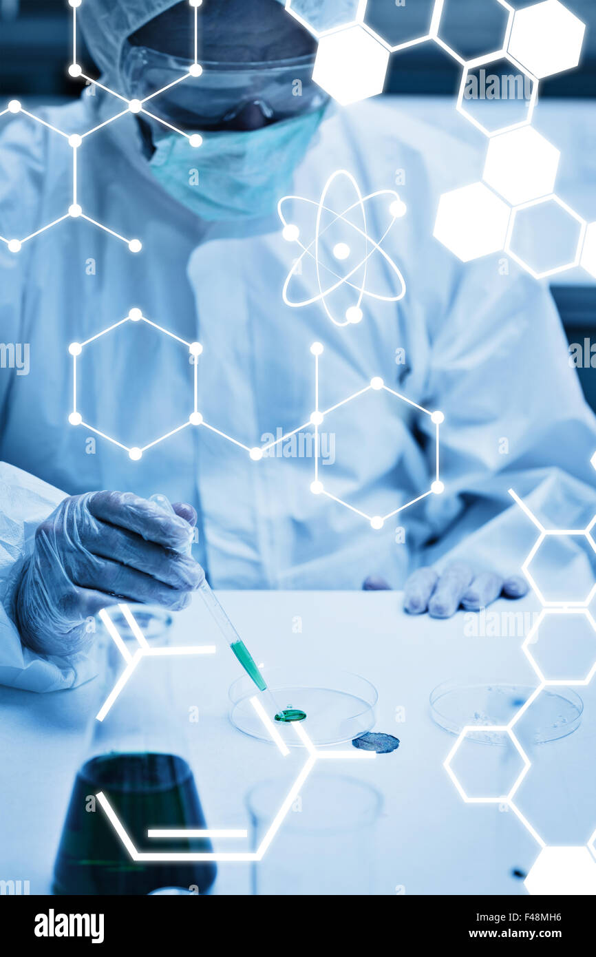 Composite image of science graphic Stock Photo - Alamy