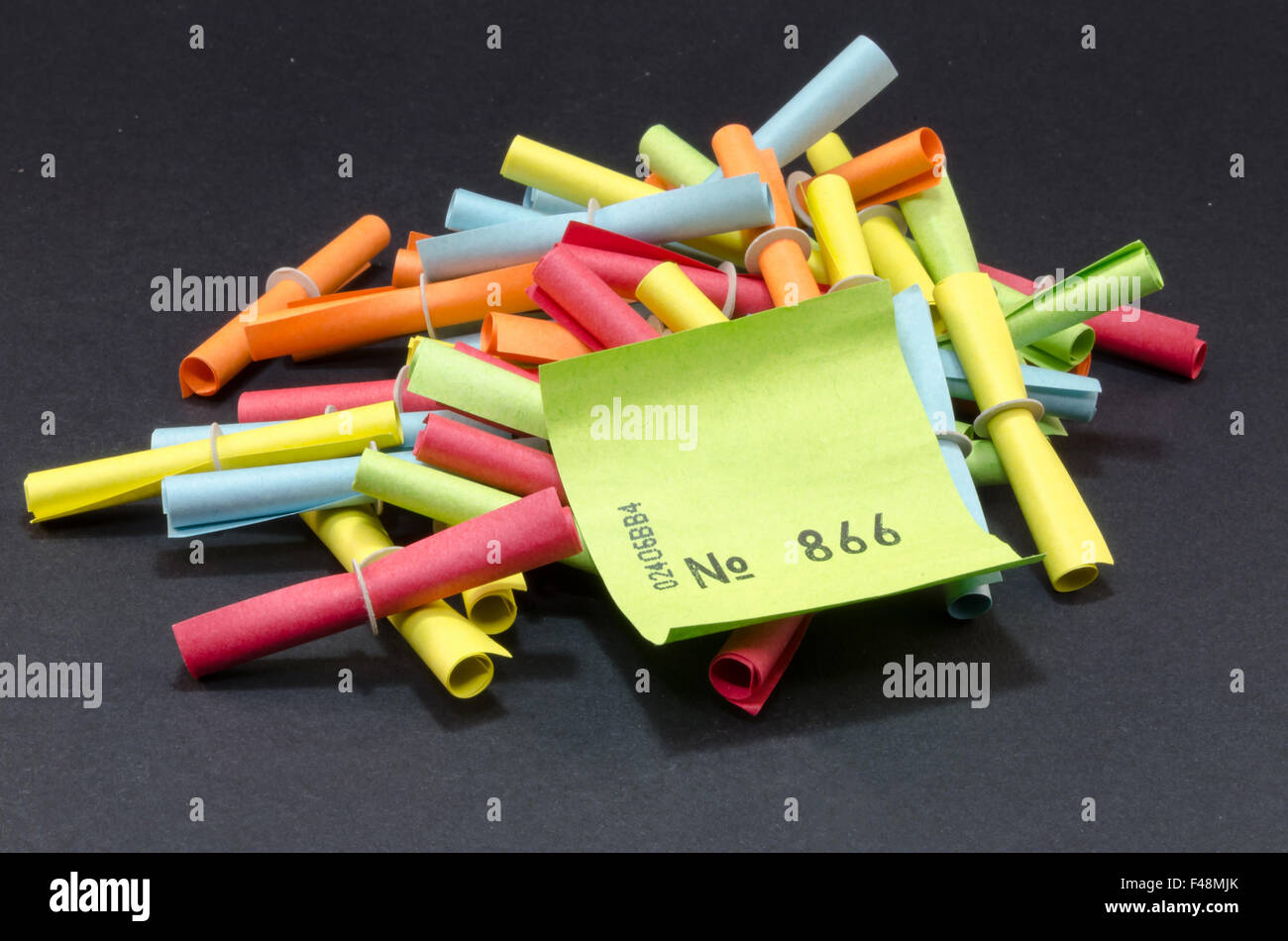 Winning tickets, lottery tickets Stock Photo - Alamy