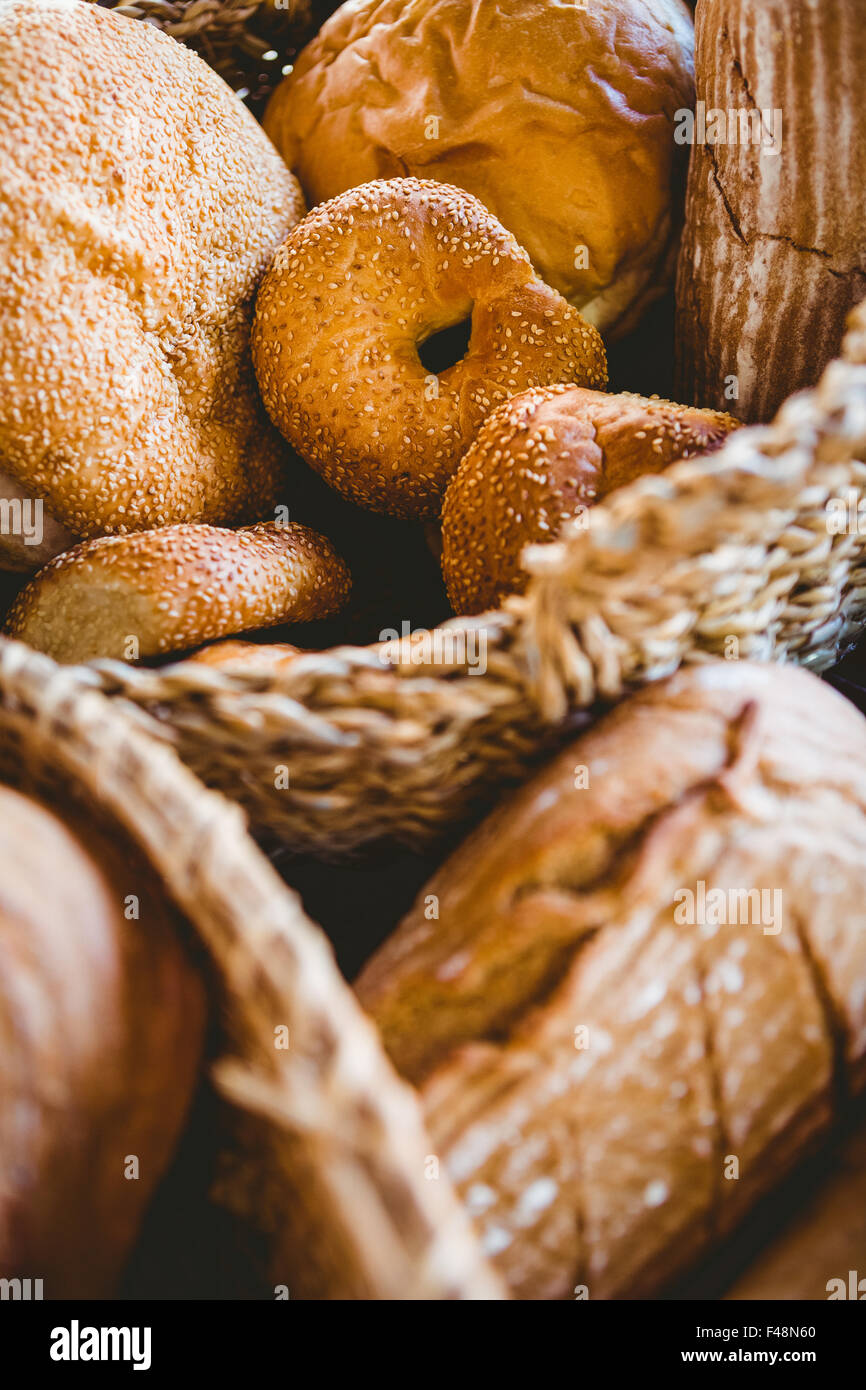 Bread Basket Selection Stock Photos & Bread Basket Selection Stock ...