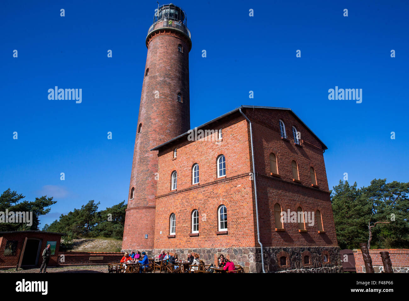 Prerow, Germany. 25th Sep, 2015. The lighthouse Darsser Ort in the ...