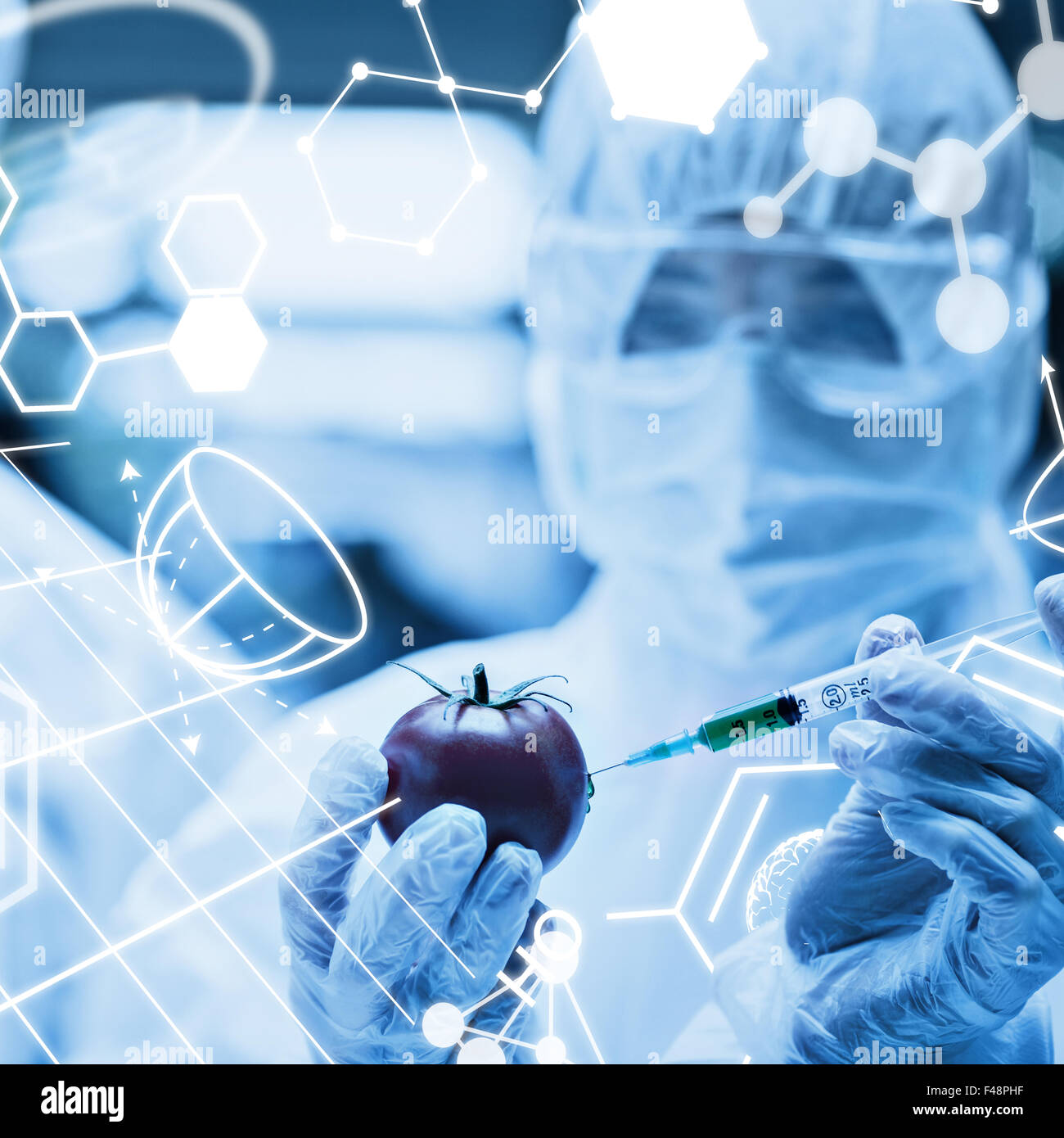 Composite image of science graphic Stock Photo - Alamy
