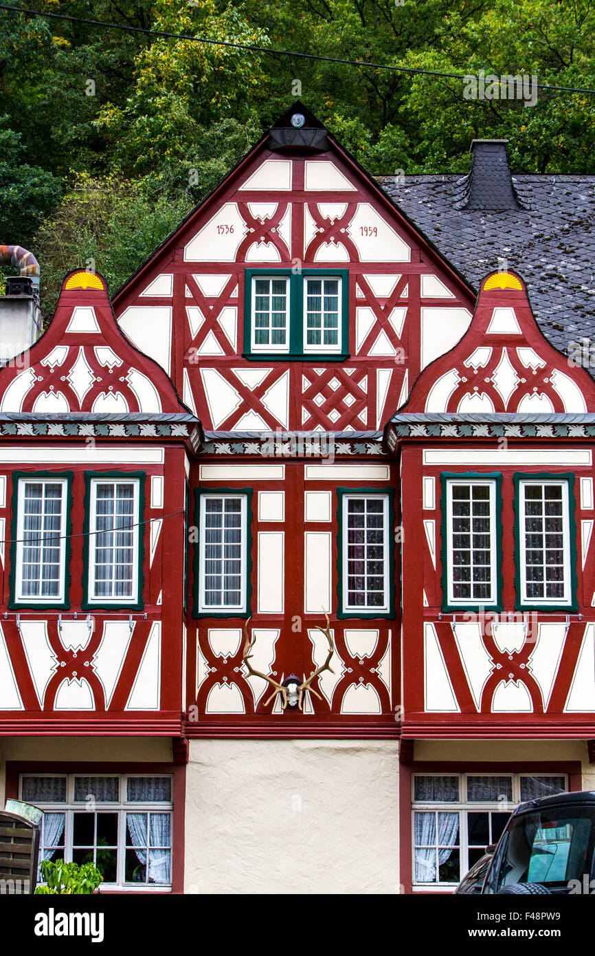 German Tudor House Styles 13cm Chalet Weather House Tudor Style With