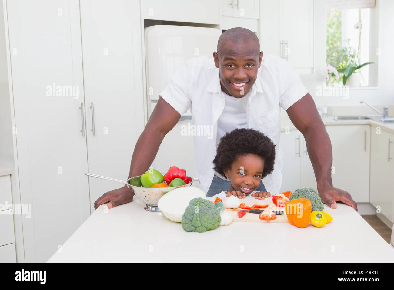 Boy cooking chopping hi-res stock photography and images - Alamy