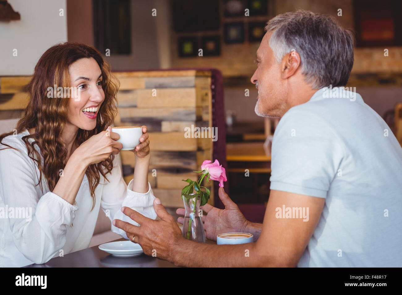 Cute couple on a date Stock Photo - Alamy