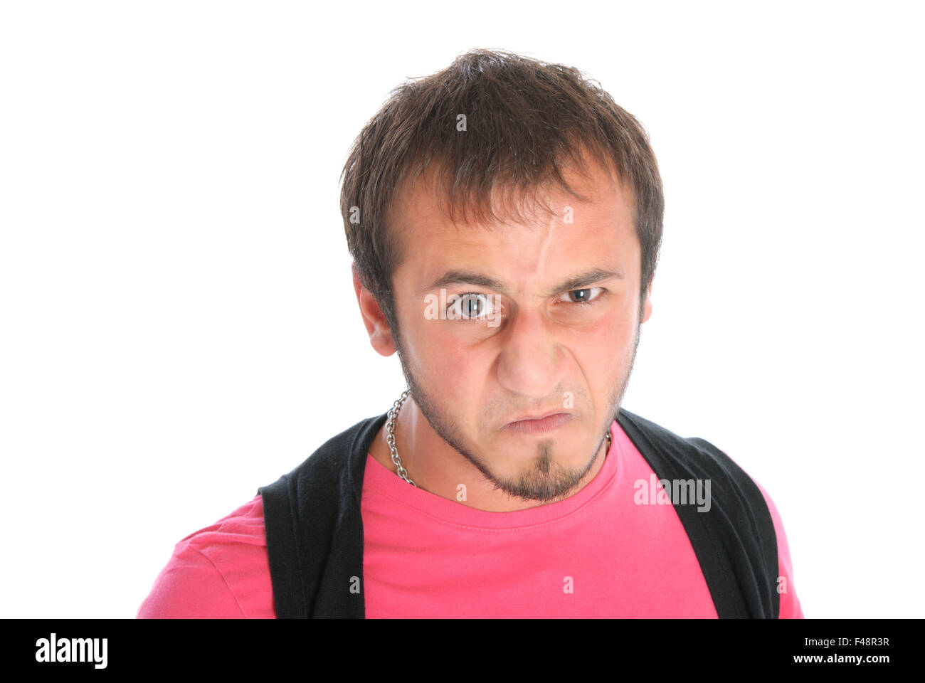 Malicious young man Stock Photo - Alamy