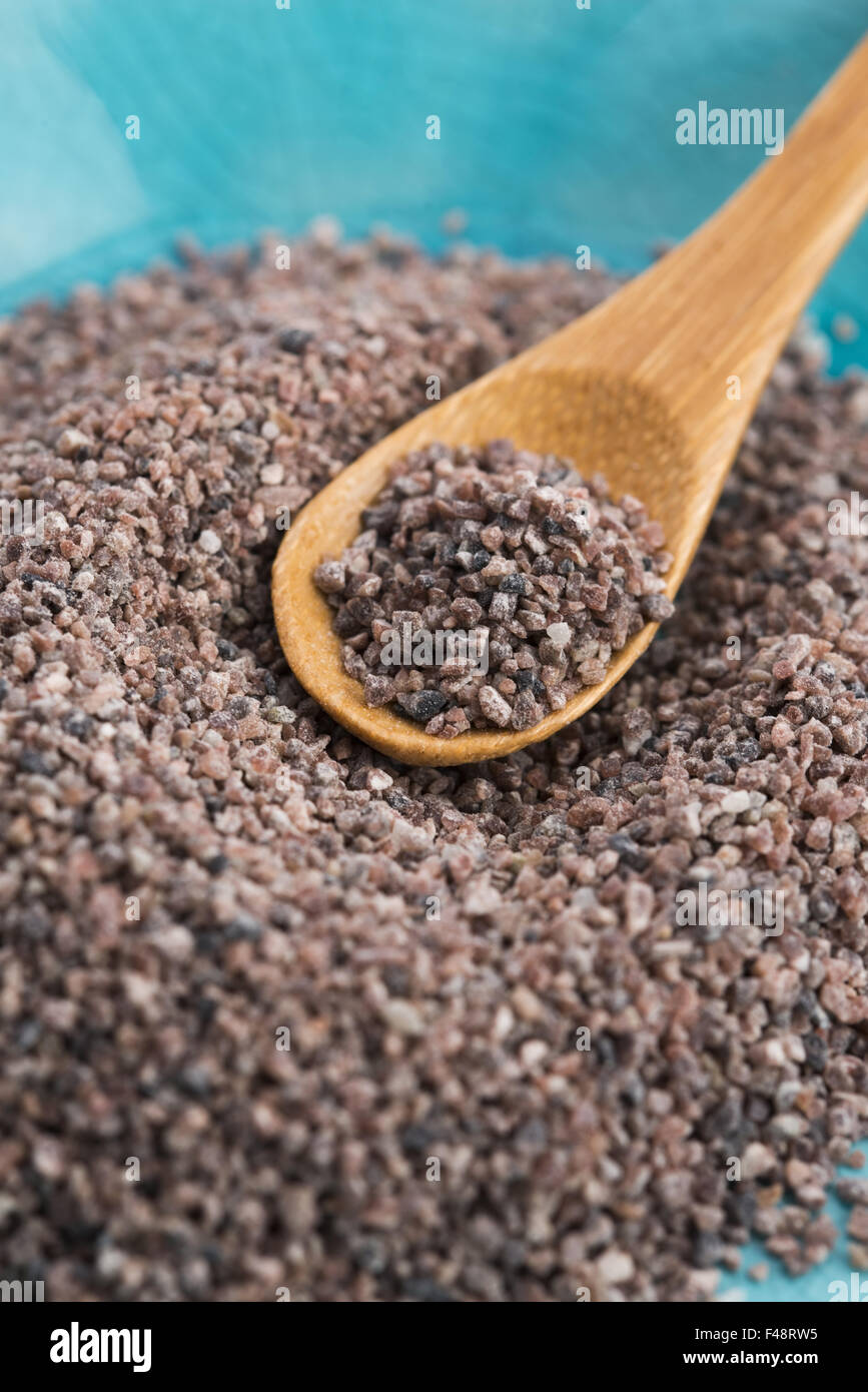 Kala namak or Black salt of South Asia Stock Photo - Alamy
