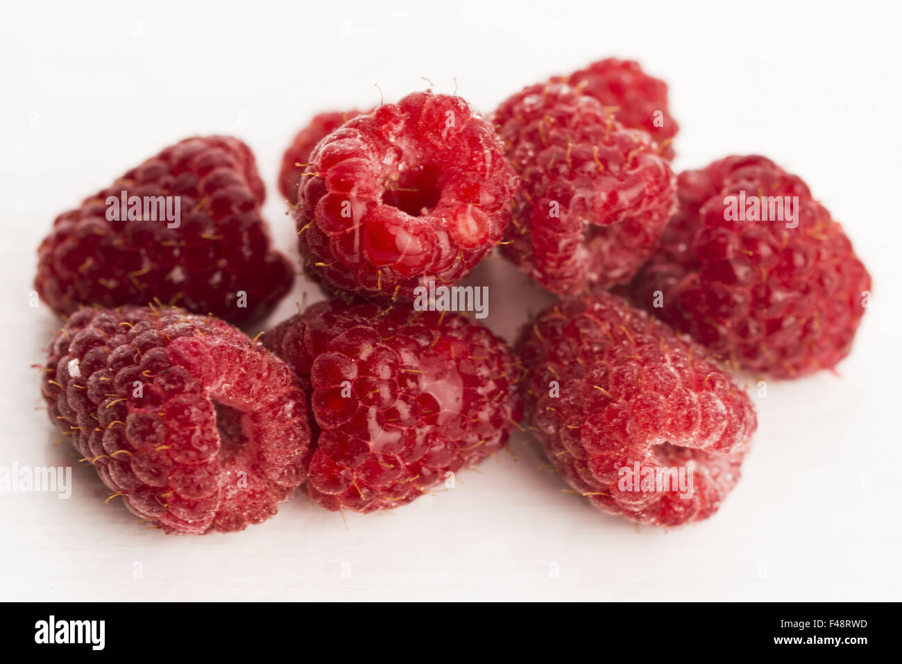 Heap of raspberry Stock Photo - Alamy