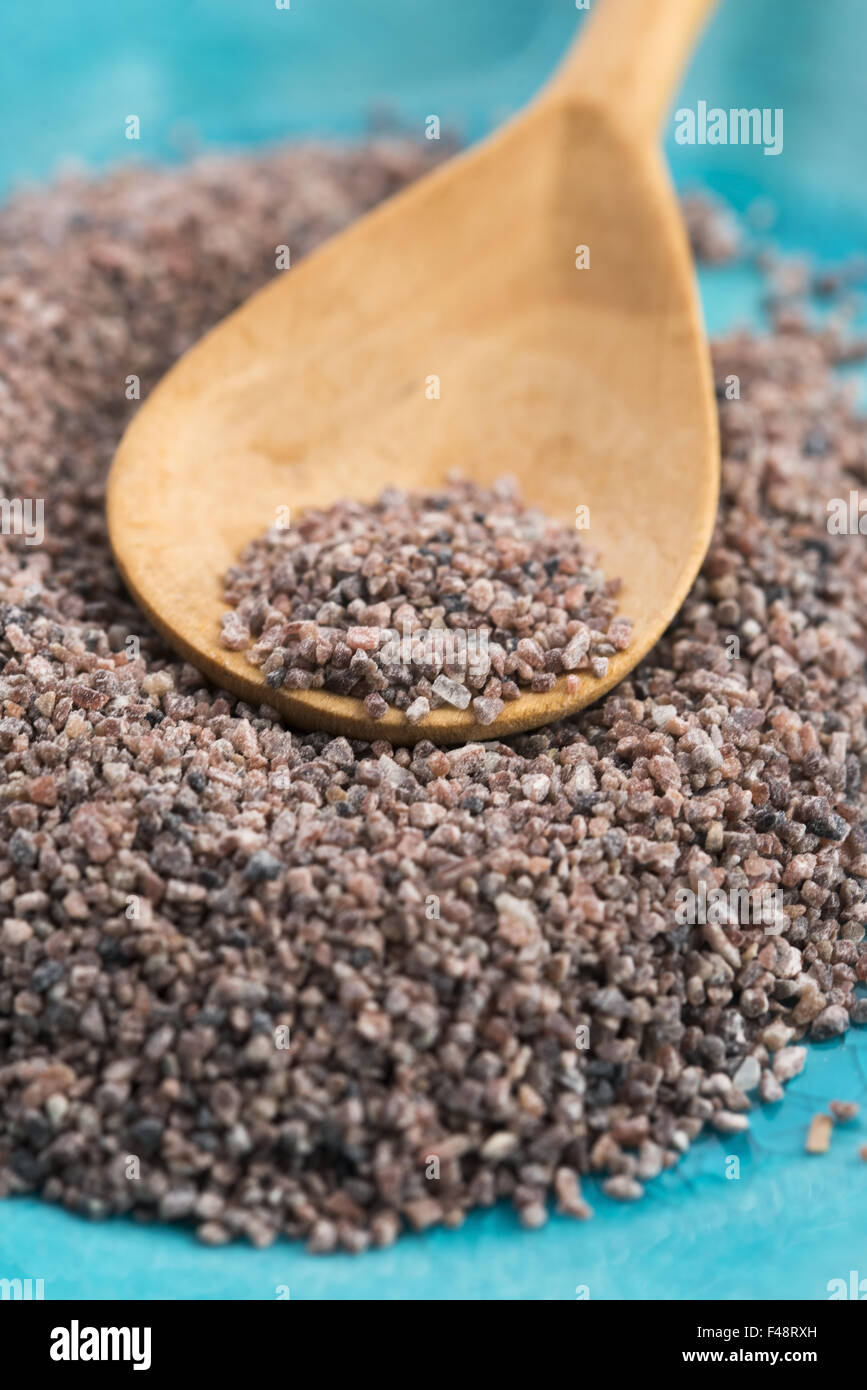 Kala namak or Black salt of South Asia Stock Photo - Alamy