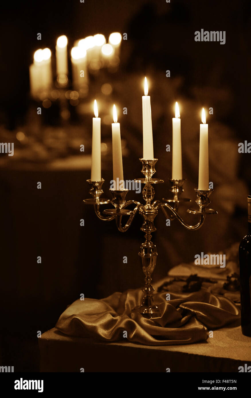 Three glass candles hi-res stock photography and images - Alamy