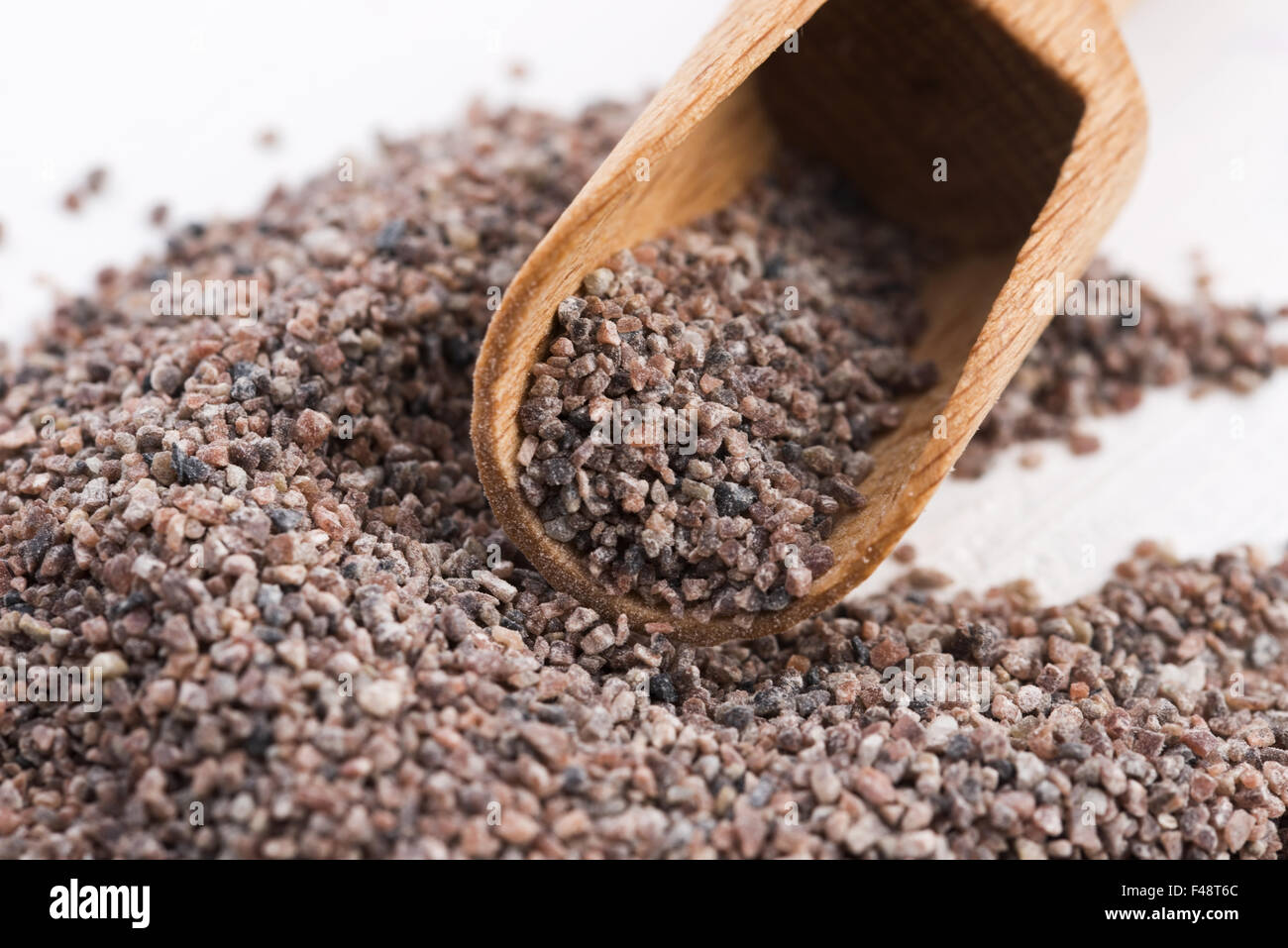 Kala namak or Black salt of South Asia Stock Photo - Alamy