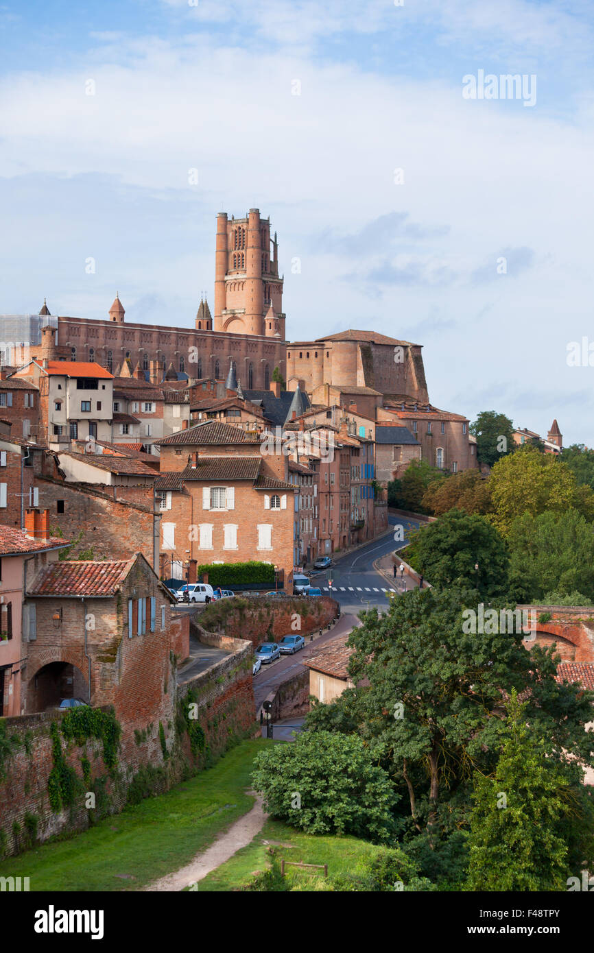 The Saint Cecile church in Albi, France. Vertical shot Stock Photo - Alamy