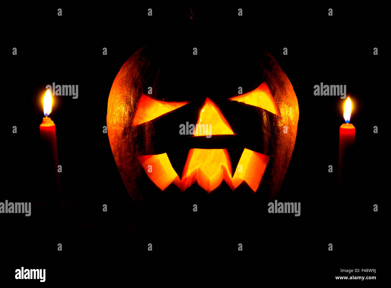 The photograph shows a pumpkin on Halloween Stock Photo - Alamy