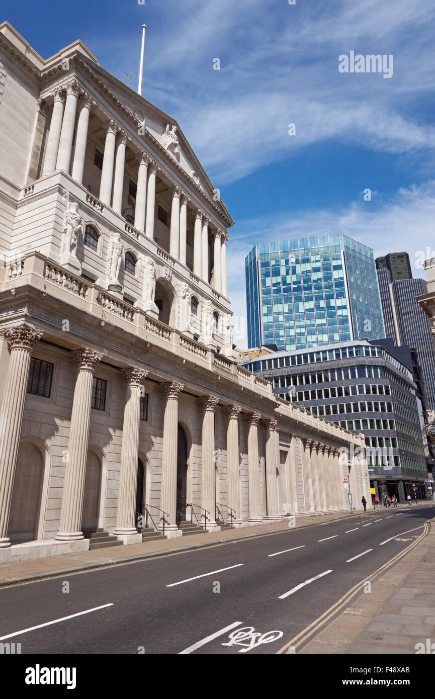 Bank of England at Threadneedle Street, London England United Kingdom ...