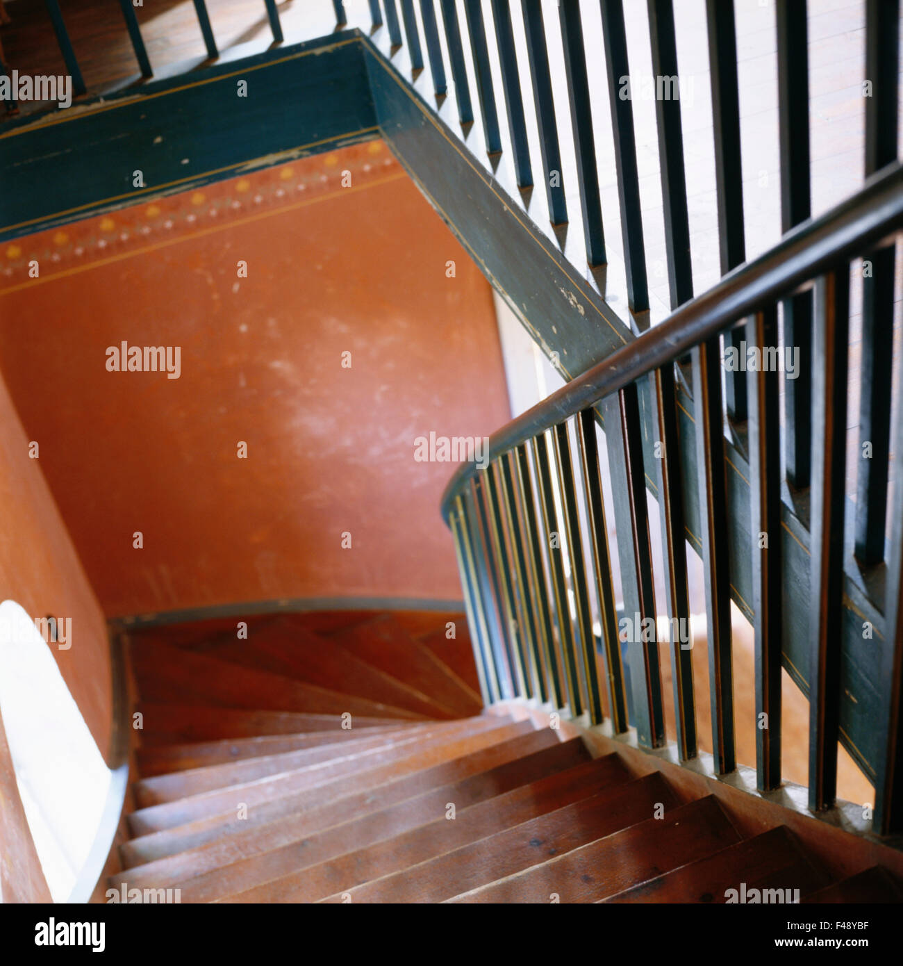 A stair from above Stock Photo - Alamy
