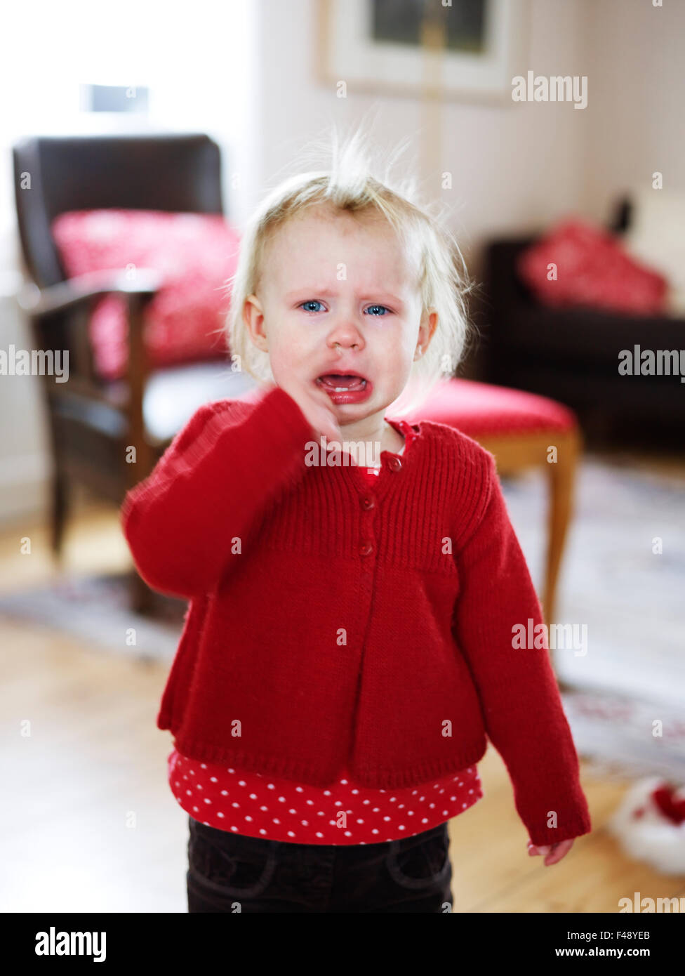 A crying girl Stock Photo - Alamy