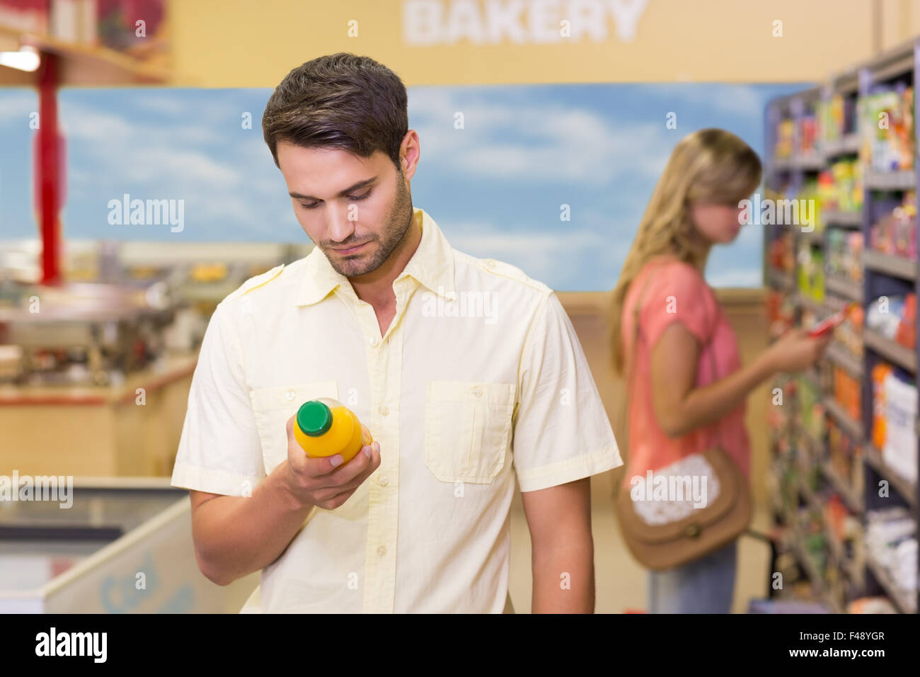 A handsome man buying products Stock Photo - Alamy