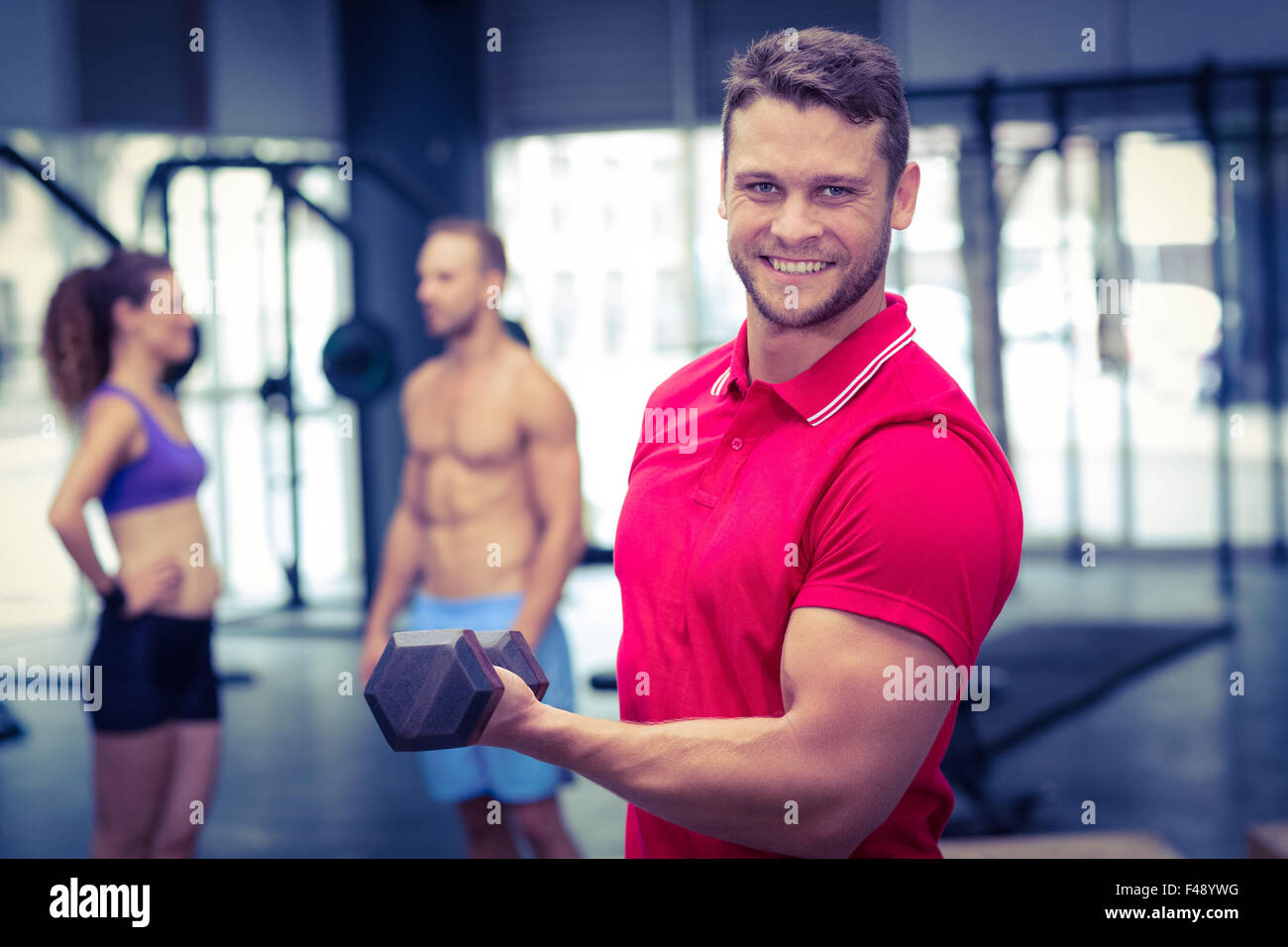 Muscular trainer hi-res stock photography and images - Alamy