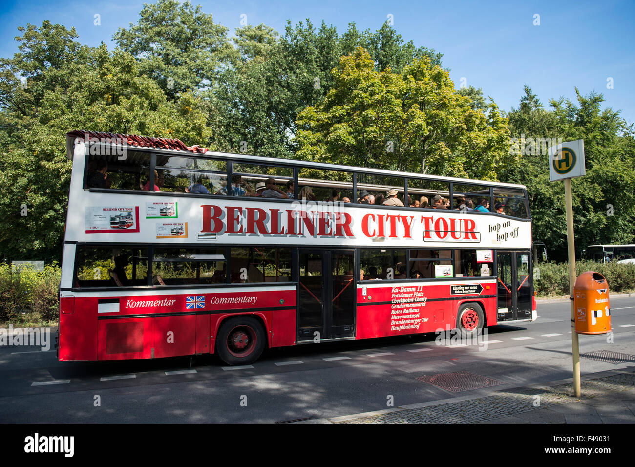 Germany, Berlin, Tourist bus Stock Photo - Alamy