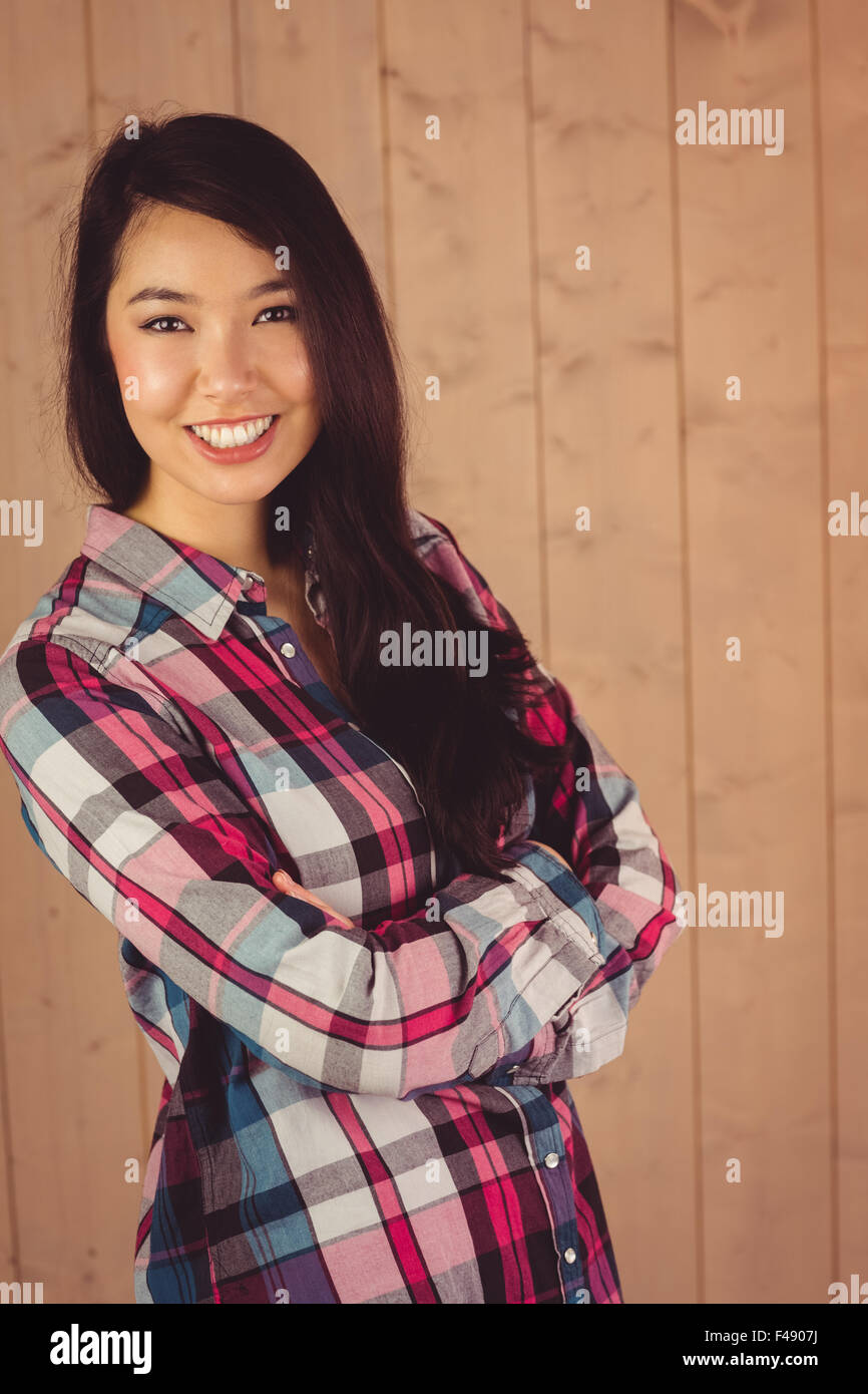 Pretty young mixed race hipster hi-res stock photography and images - Alamy