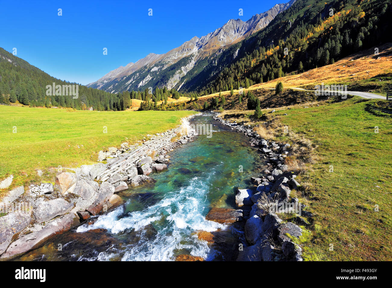 Headwaters of waterfalls Stock Photo - Alamy