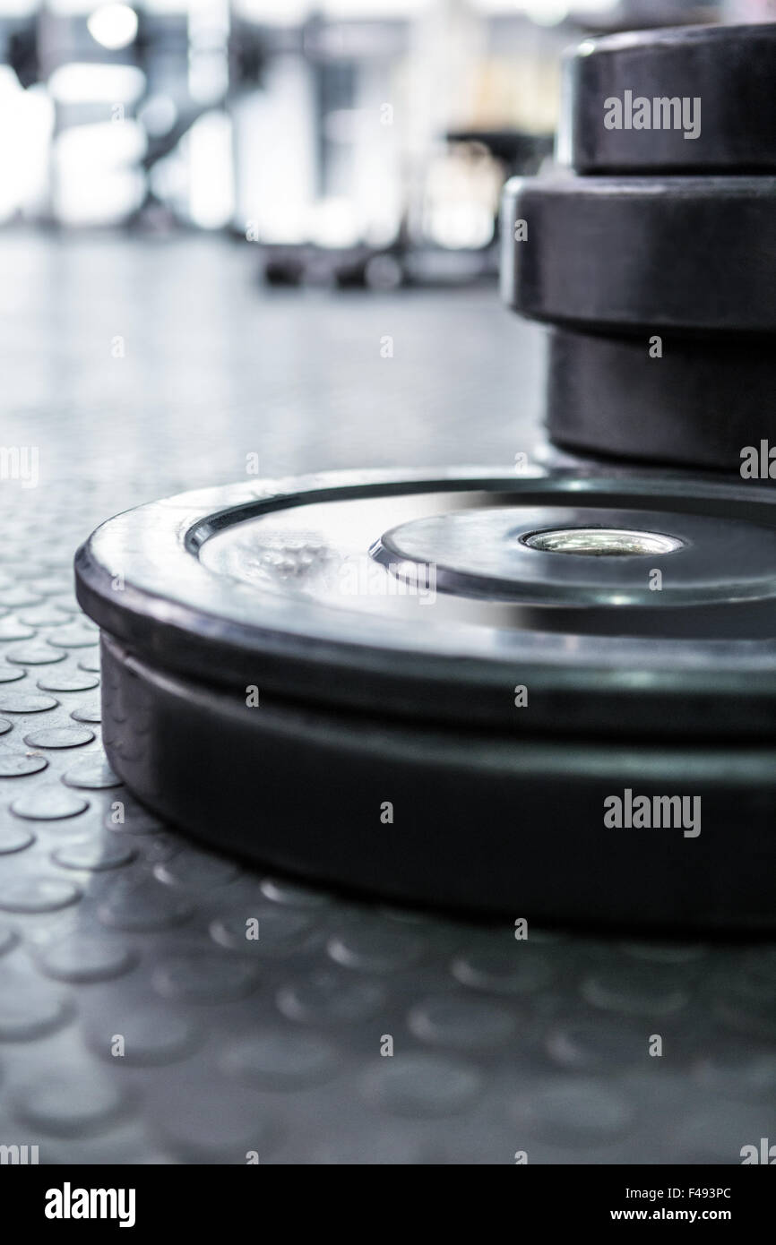 Close up view of weights Stock Photo - Alamy