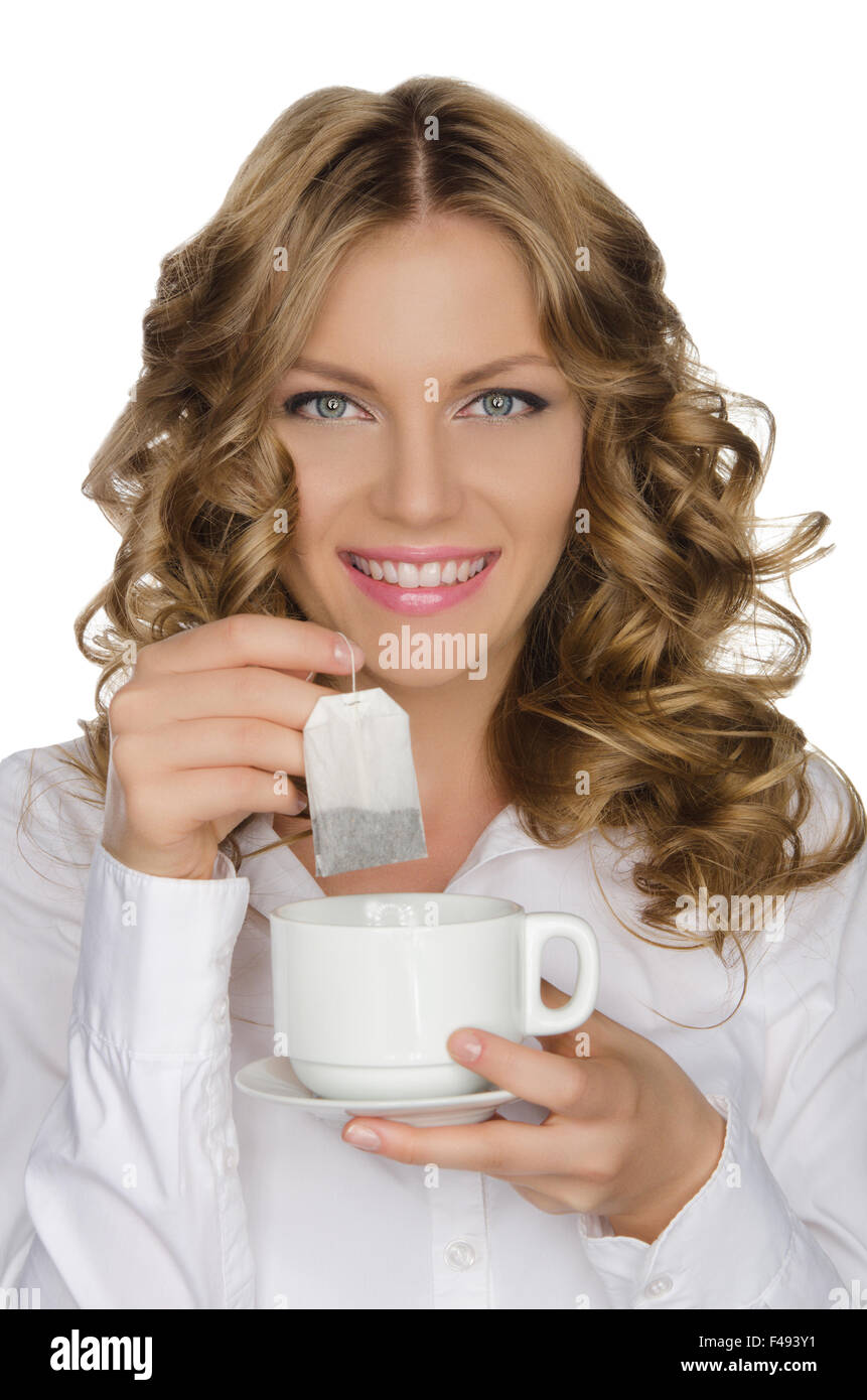 Teabag woman hi-res stock photography and images - Alamy