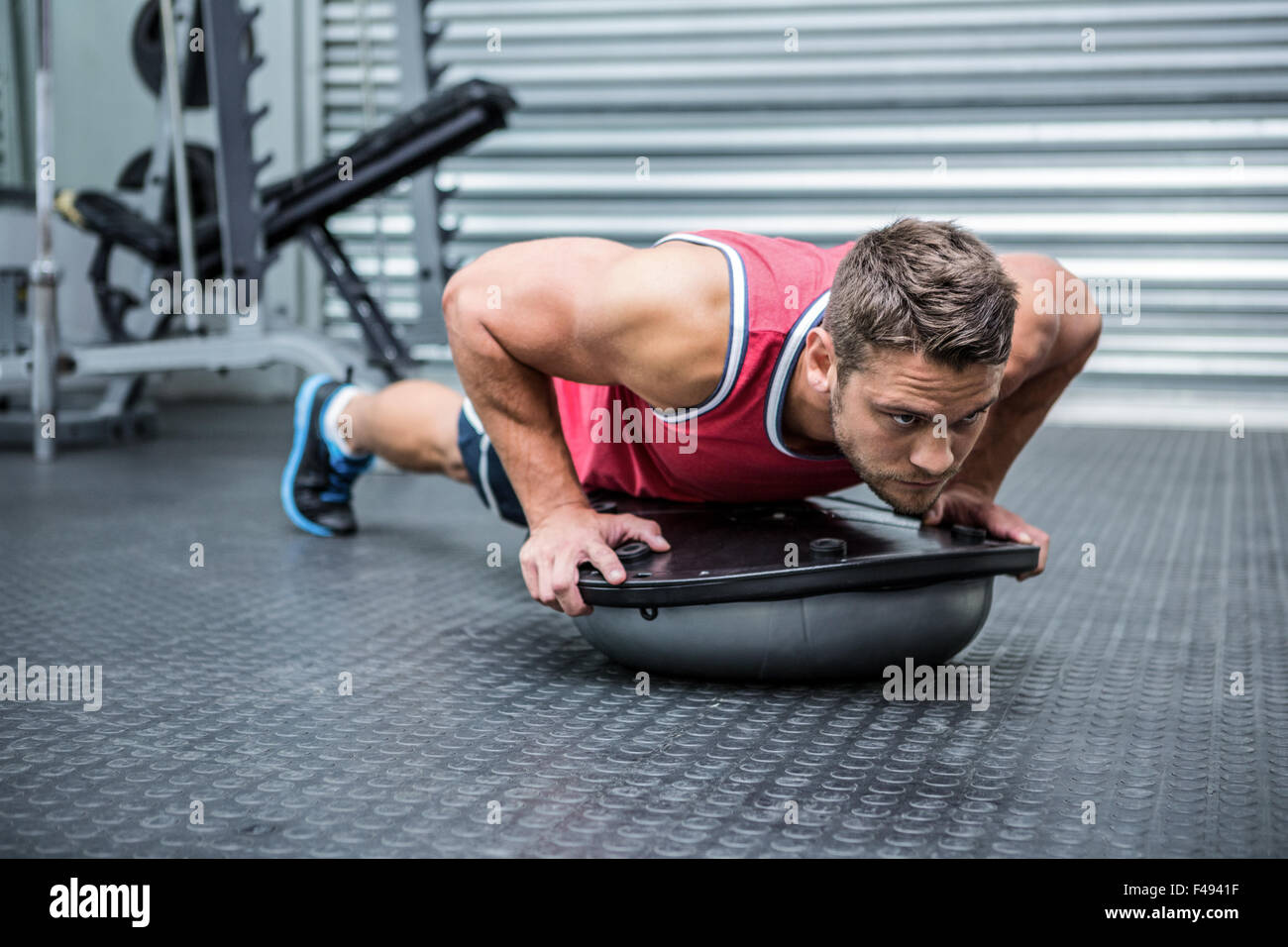 Bosu ball man hi-res stock photography and images - Alamy