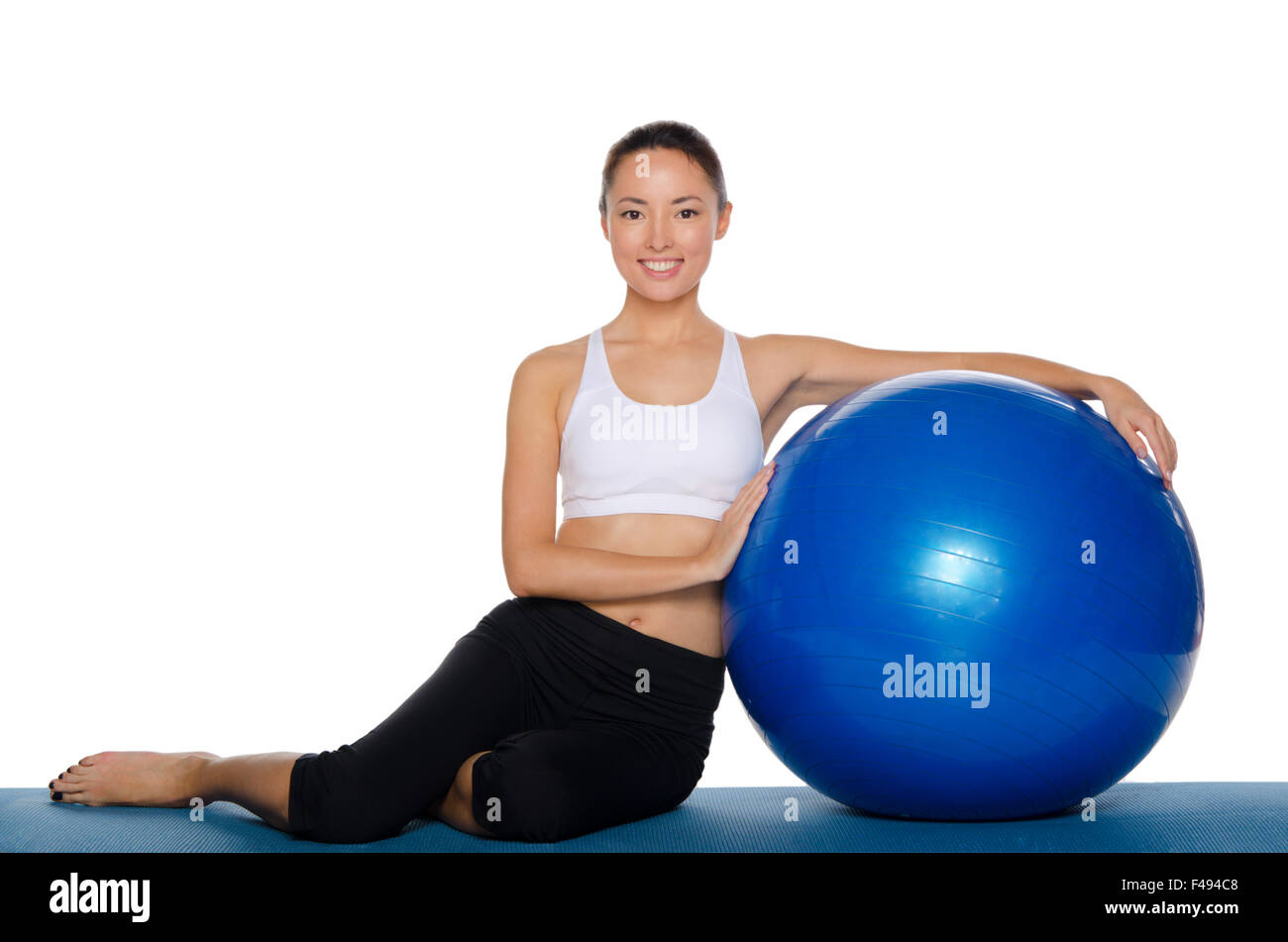 Asian woman sits in hi-res stock photography and images - Alamy