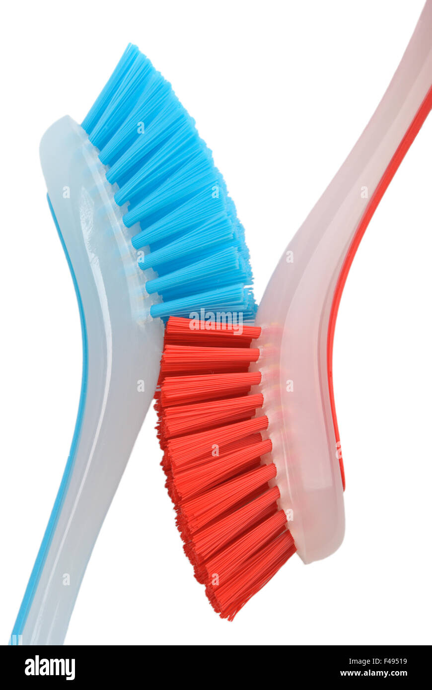 Two brushes for ware washing Stock Photo - Alamy