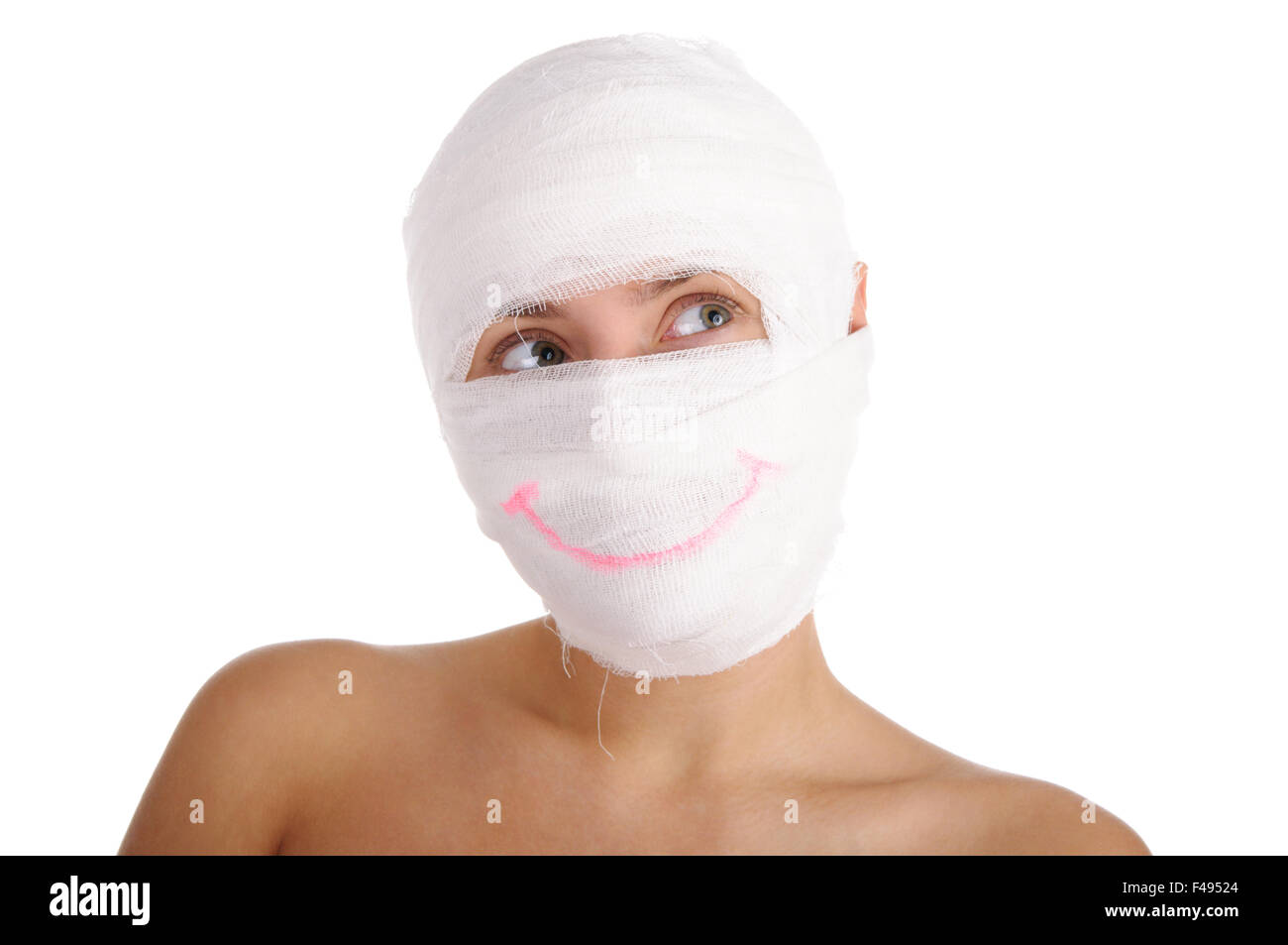 Bandaged eye hi-res stock photography and images - Alamy