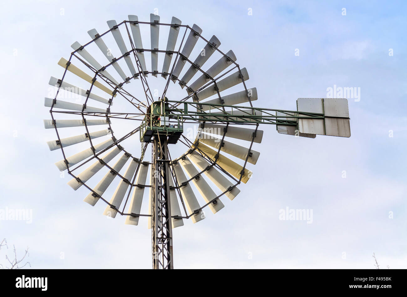 Old wind wheel hi-res stock photography and images - Alamy