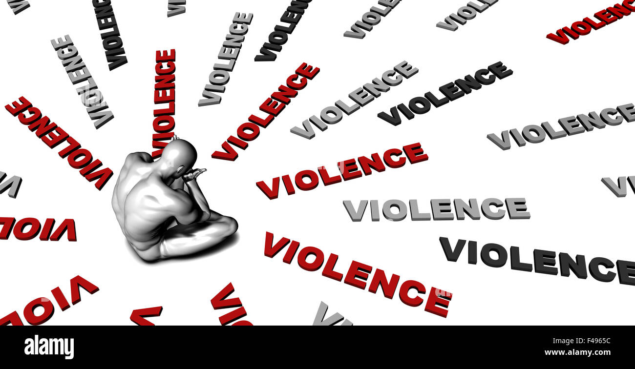 Suffering From Violence with a Victim Crying Male Stock Photo - Alamy