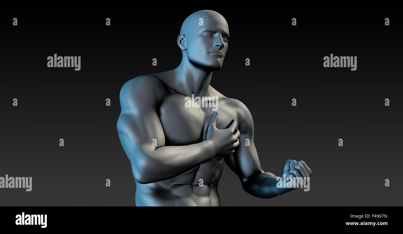 Heart Attack with Man Clutching His Chest Stock Photo - Alamy