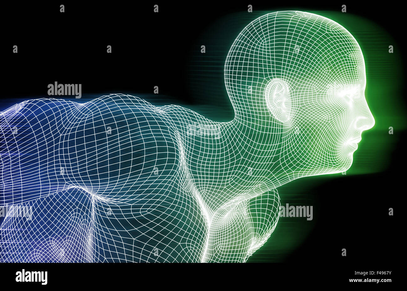 Internet Concept with Multiple Data Channels Art Stock Photo - Alamy