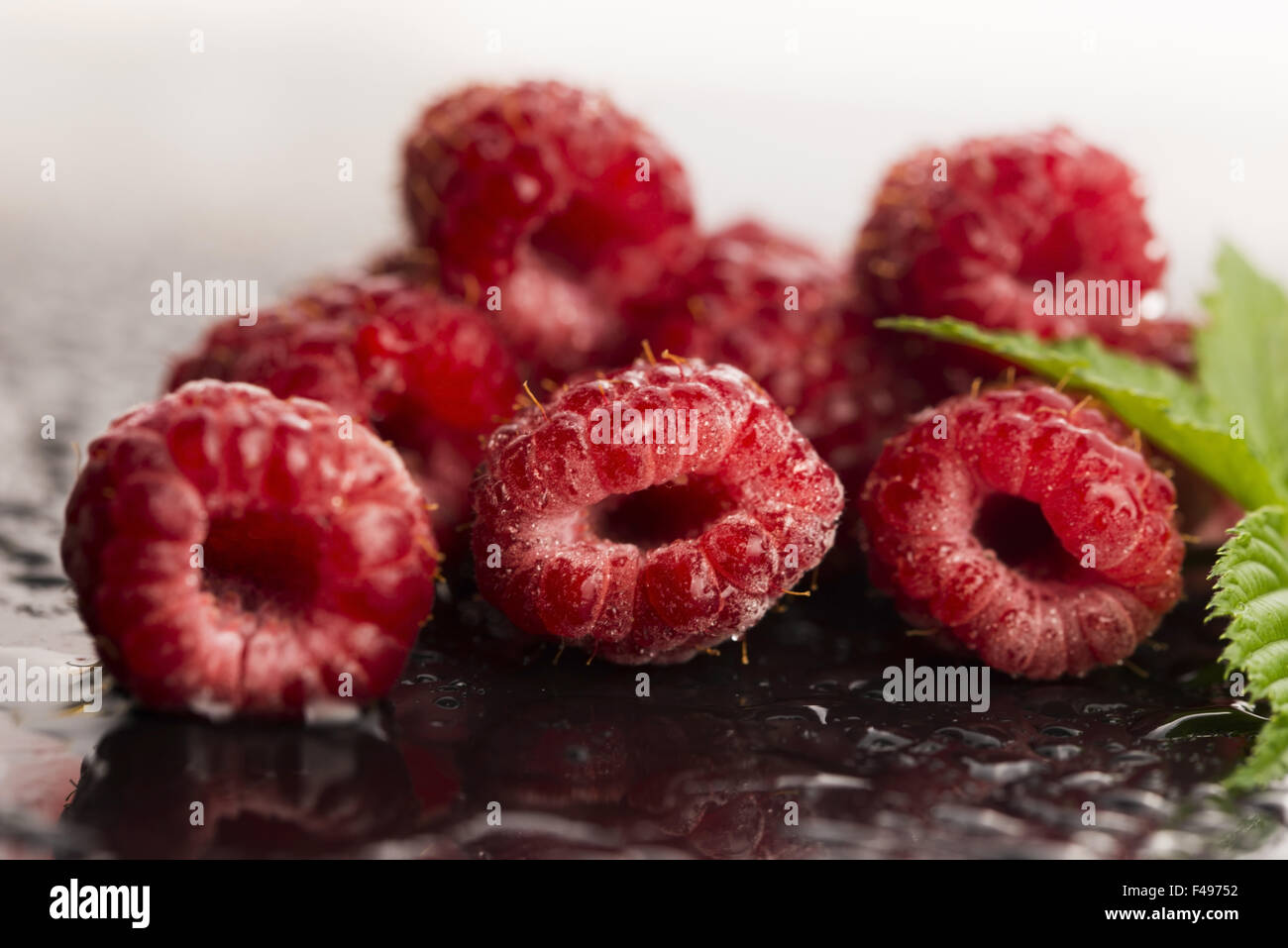 Heap of raspberry Stock Photo - Alamy