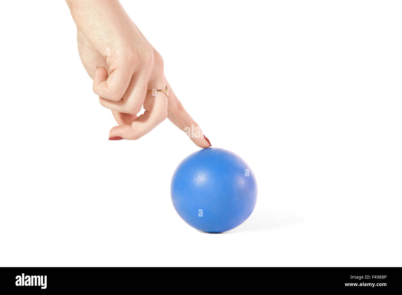 Hand and ball isolated hi-res stock photography and images - Alamy