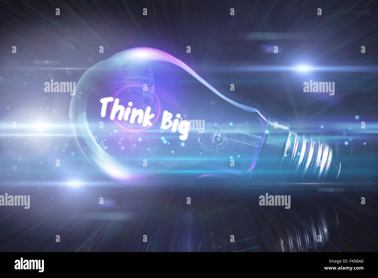 Composite image of think big Stock Photo - Alamy