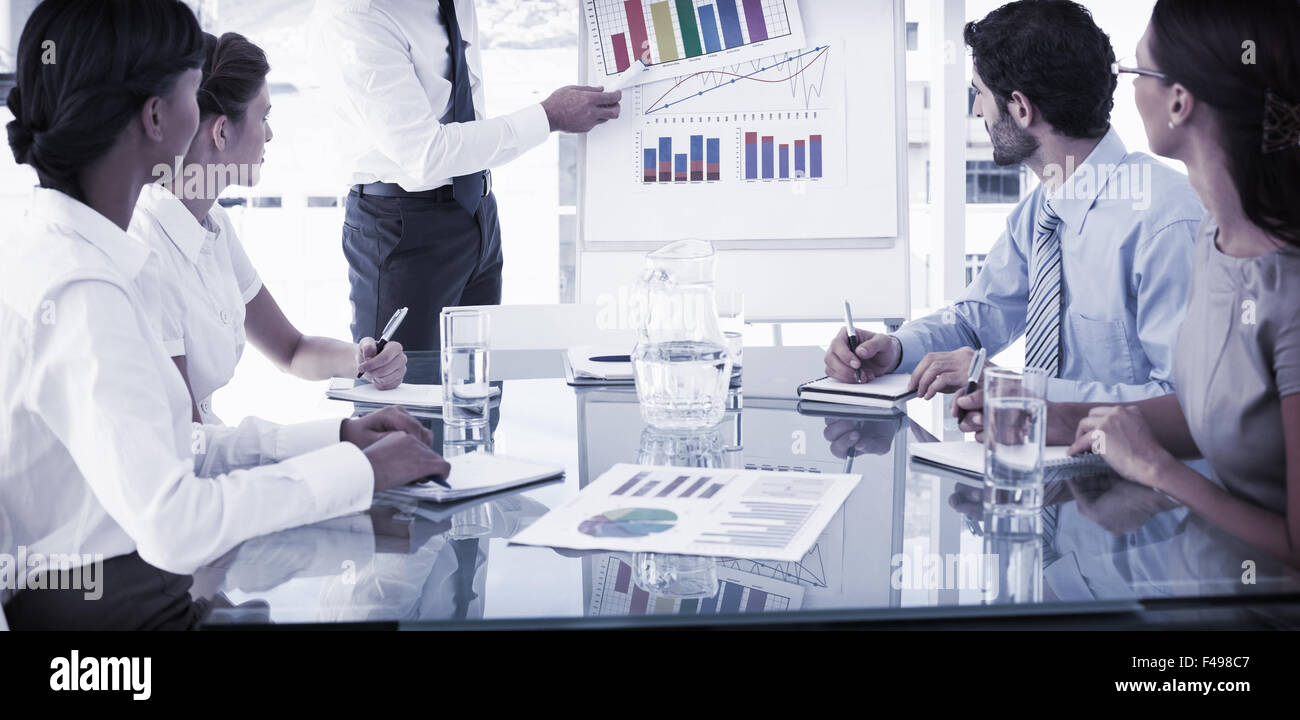 Business man giving a presentation Stock Photo - Alamy