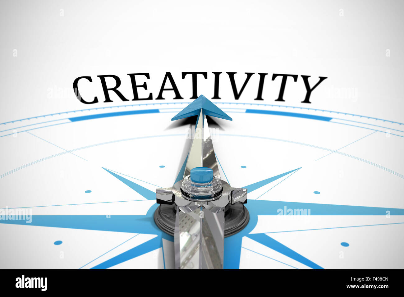 Creativity against compass Stock Photo - Alamy