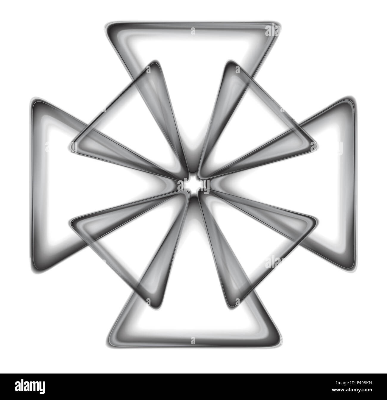 Dark grey cross logo design Stock Photo - Alamy