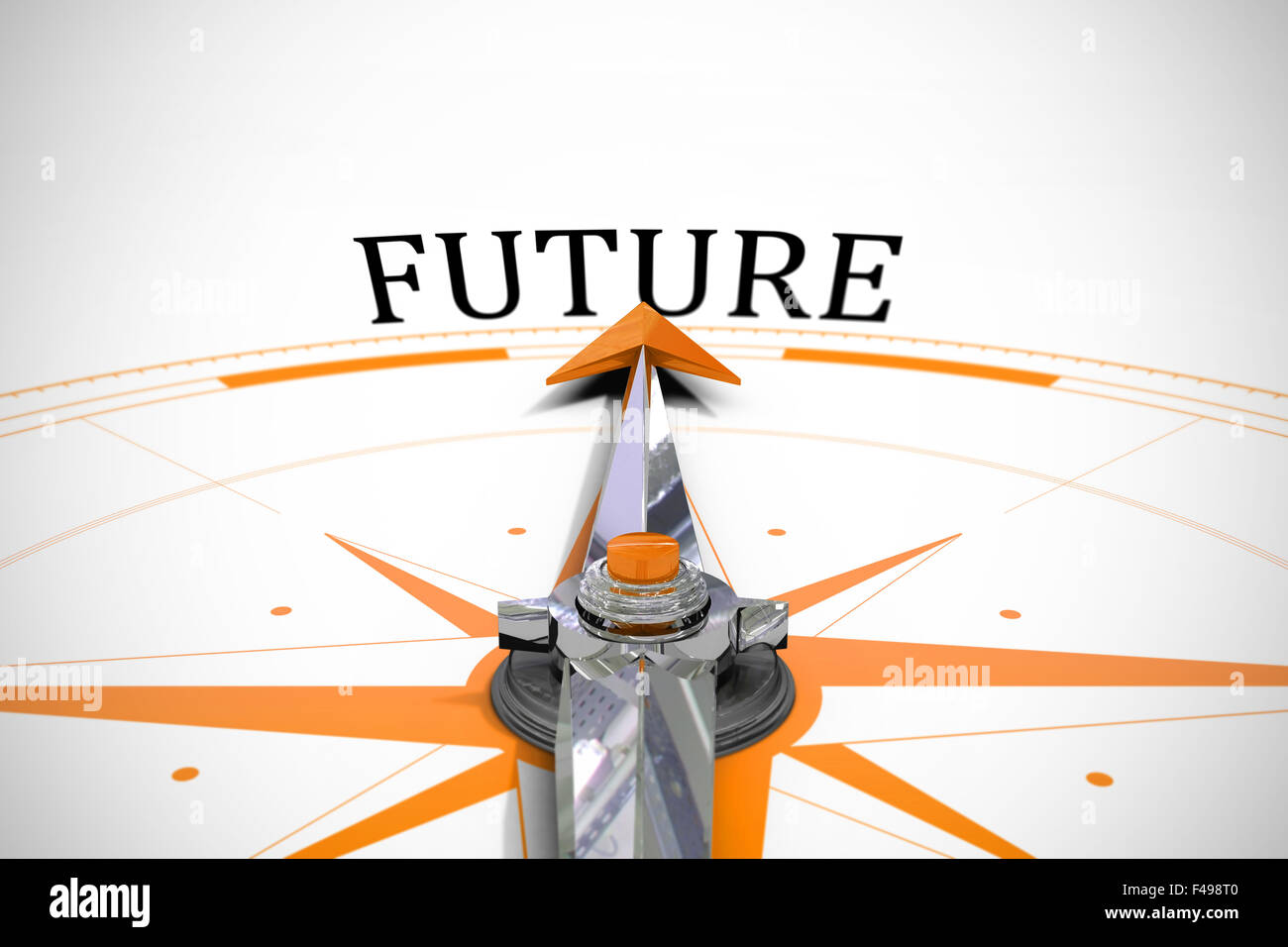 Future against compass Stock Photo - Alamy