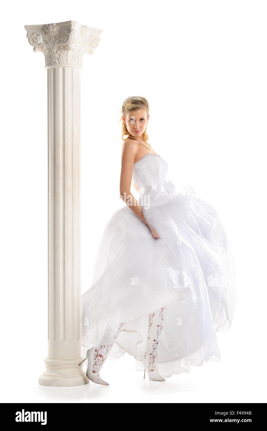 Lady in formal dress Cut Out Stock Images & Pictures - Alamy